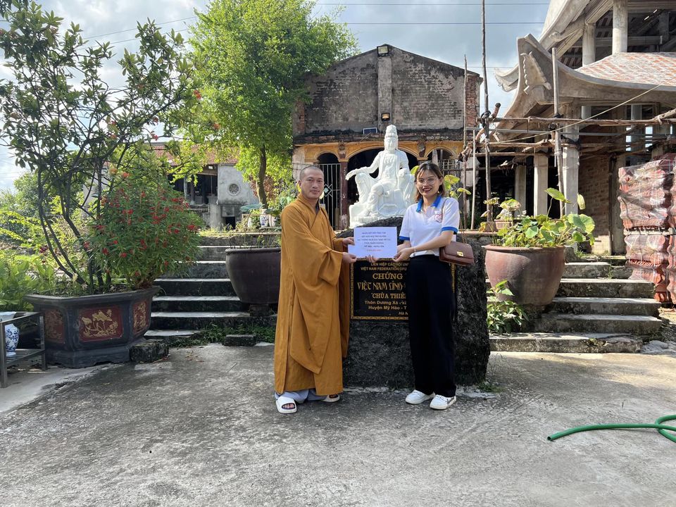 Trao tịnh tài hùn phước đúc đồng Ngài Địa Tạng Bồ Tát chùa Thiên Hương ...
